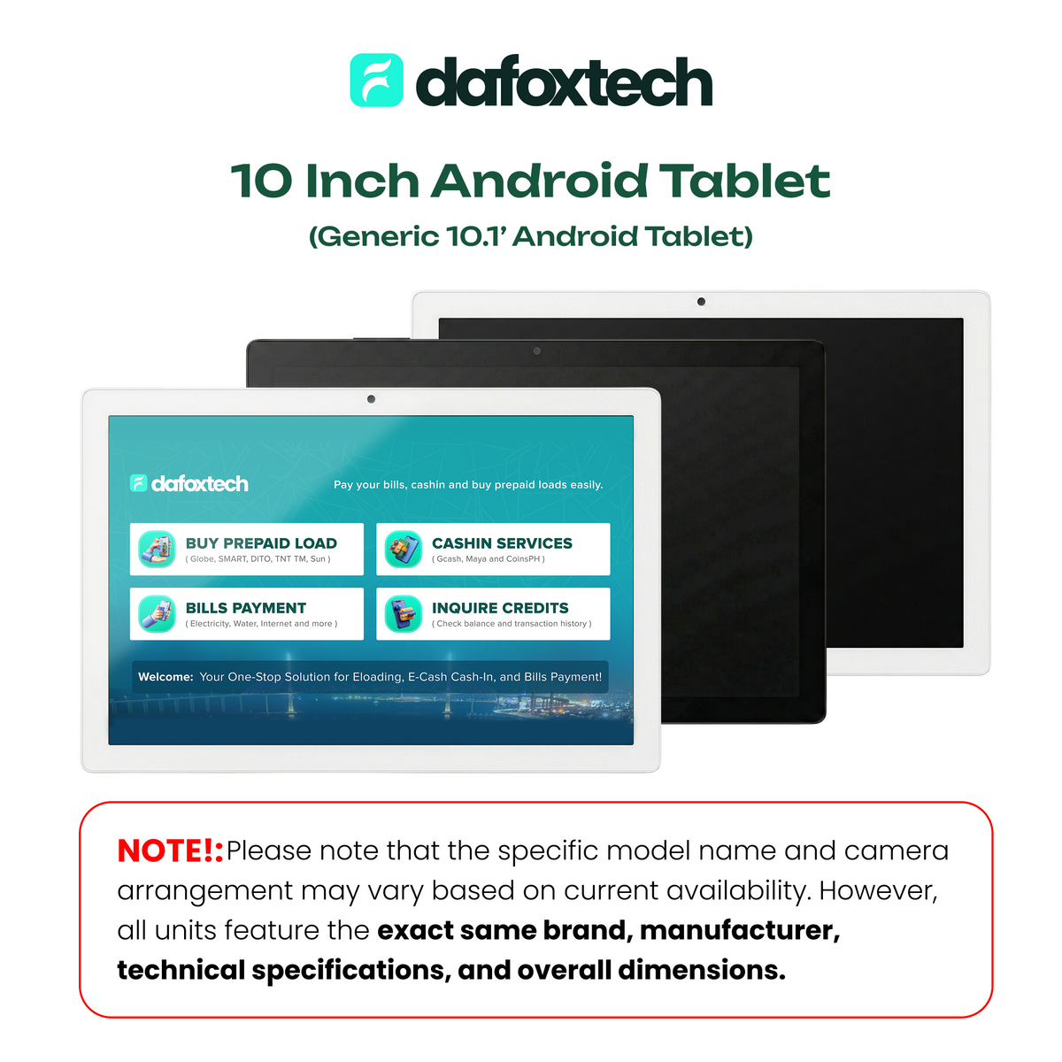 DAFOXTECH | SMART Tablet – The ORIGINAL, Seamlessly Designed for DAFOX ...