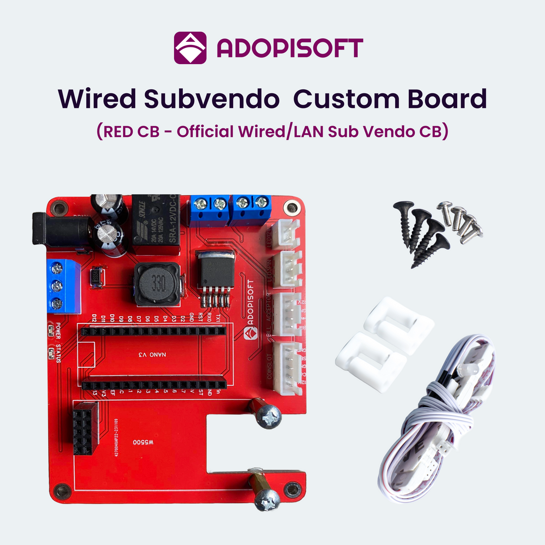 Official Wired Sub-Vendo Custom Board - Perfect for Piso Wifi ...