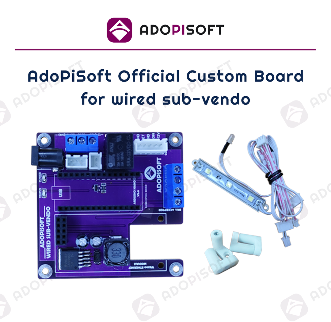 ADOPISOFT | Official Wired Sub-Vendo Custom Board - Perfect for Piso W ...