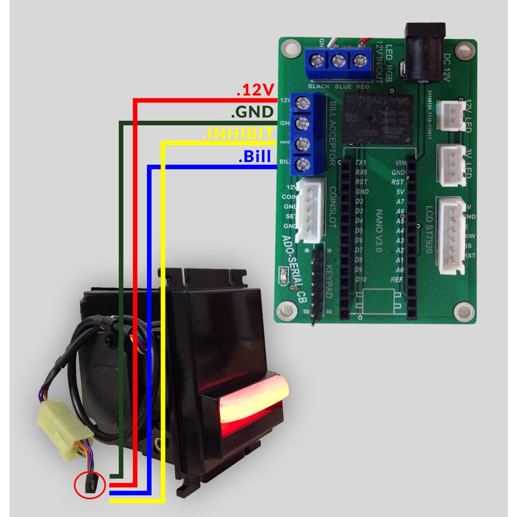 DAFOXTECH | TP70 Bill Acceptor (Ideal for Piso Wifi & E-loading Machin ...
