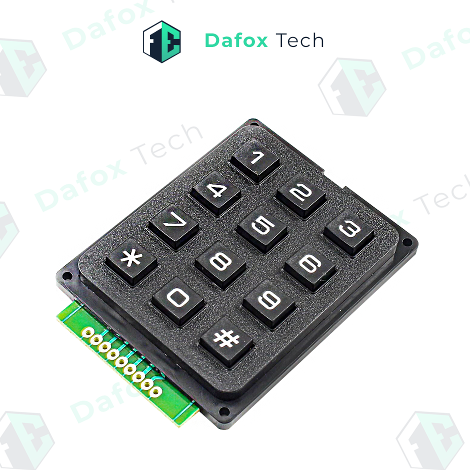 DAFOXTECH |4x3 Membrane Keypad Module for Fox Eloading Machine ...