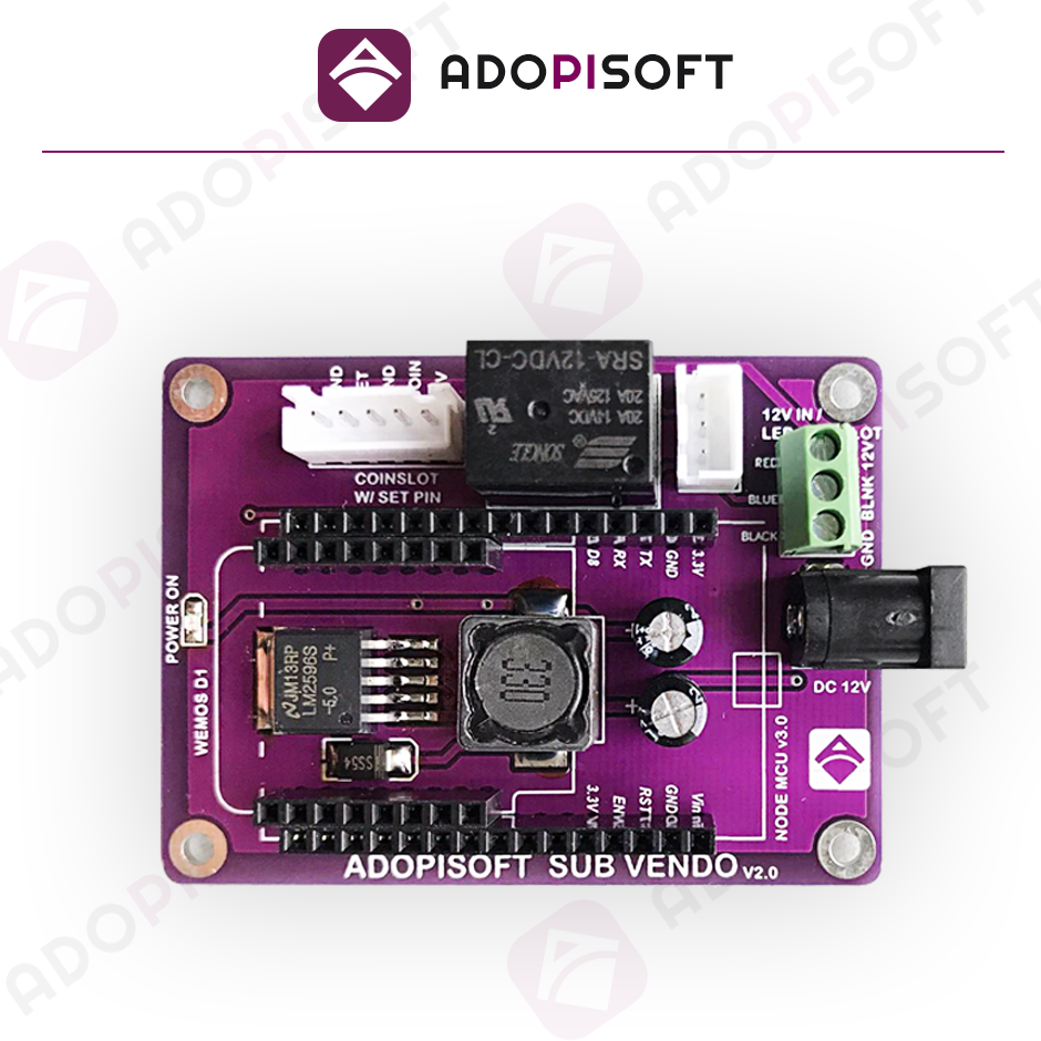 ADOPISOFT | Official Wireless Sub-Vendo Custom Board – AdoPisoft Electronics Store